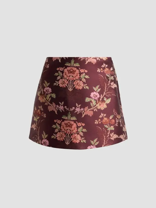Cara Cara Chrissy Jacquard Mini Skirt
