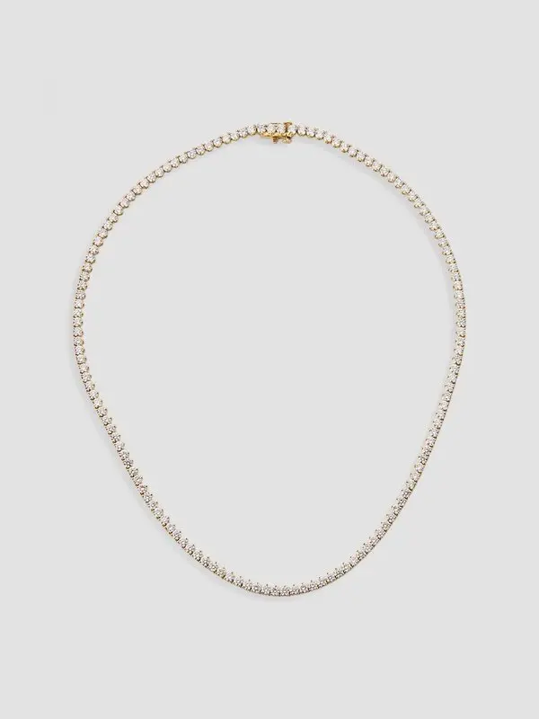 DIAMONDS AT SAKS FIFTH AVENUE 18k & 11.45 Tcw Diamond Tennis Necklace - Yellow Gold