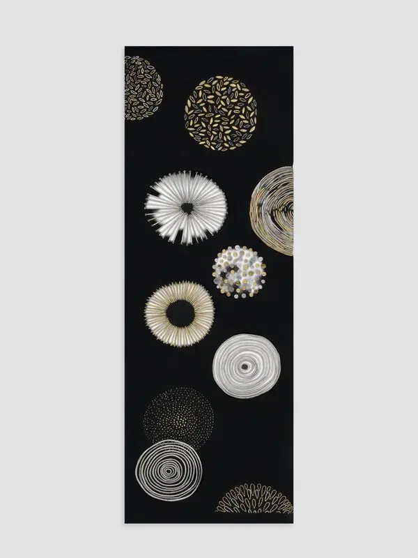 Janavi Circle Merino Wool Circular-medallion Scarf - Black