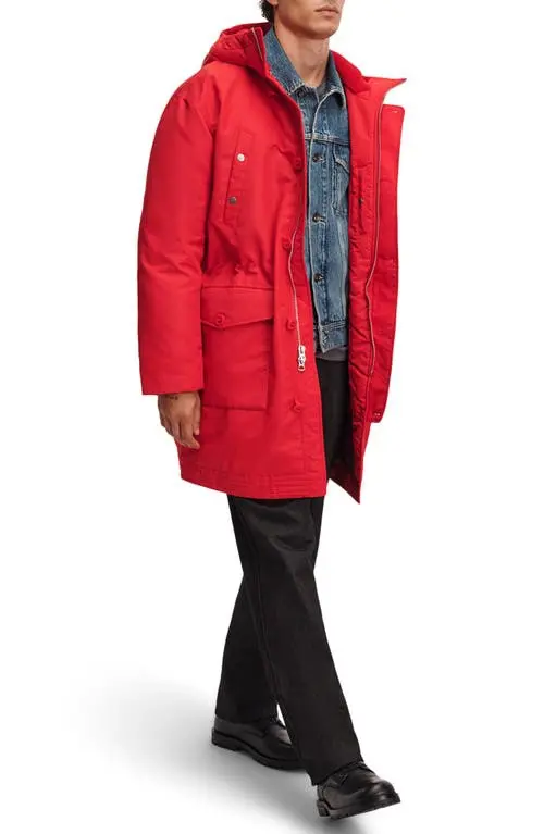 Rag & Bone Milner Nylon Snorkel Jacket - Red