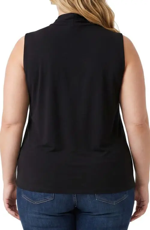 Karen Kane Embellished Crossover Jersey Top