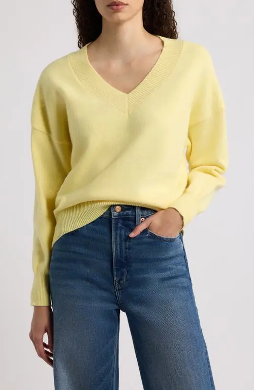 Deluc Boggle V-neck Sweater - Yellow