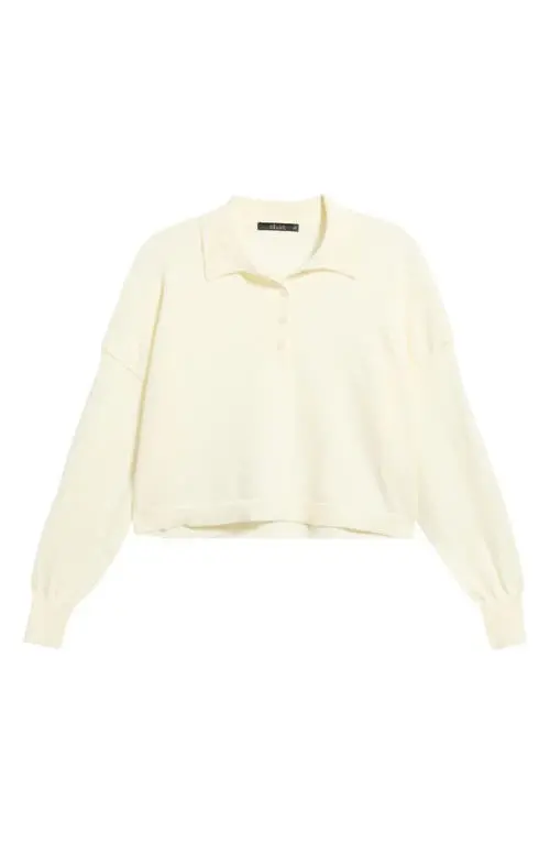Deluc Rila Polo Sweater - Ecru