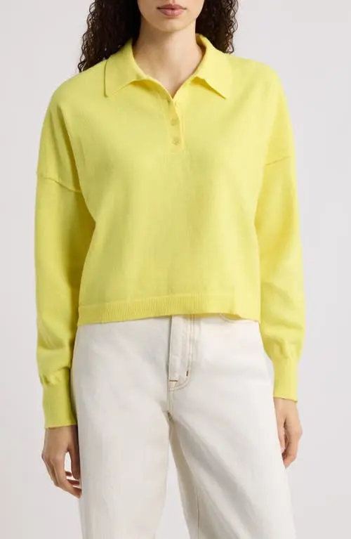 Deluc Rila Polo Sweater - Lemon