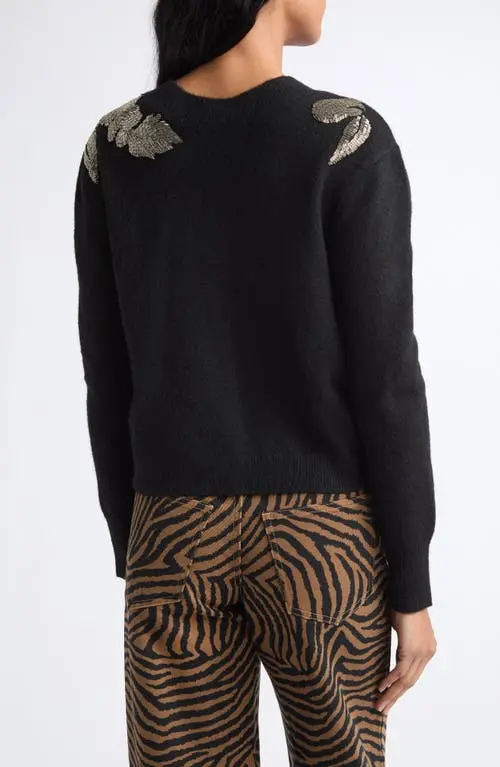 Veronica Beard Saelith Embellished Sweater