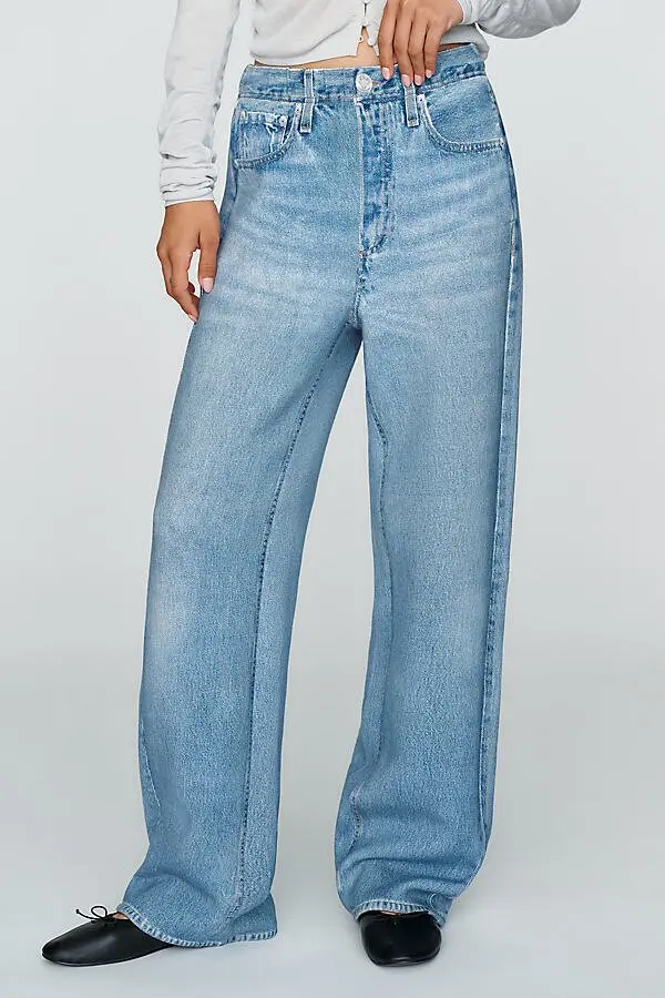 Rag & Bone Miramar Mallow High Rise Wide Leg Jeans