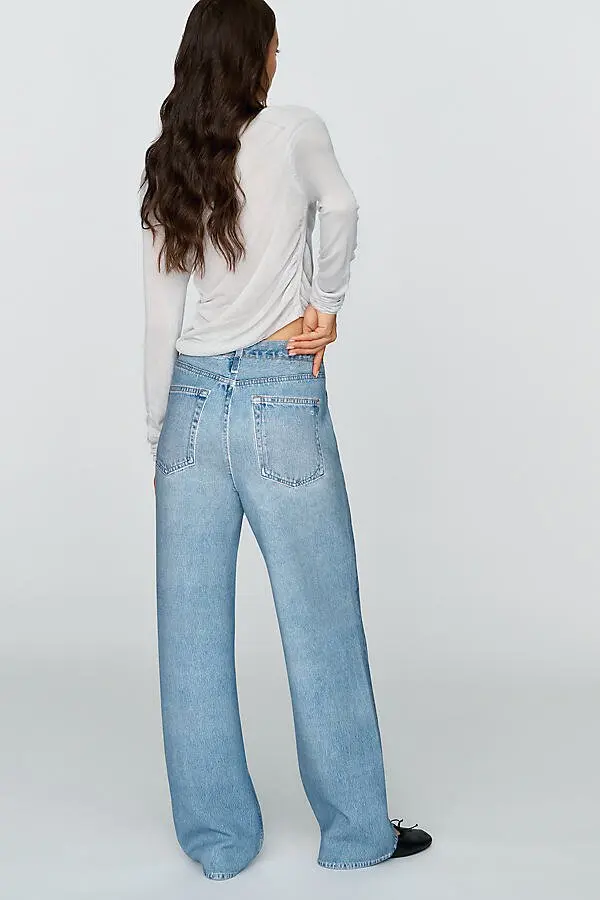 Rag & Bone Miramar Mallow High Rise Wide Leg Jeans
