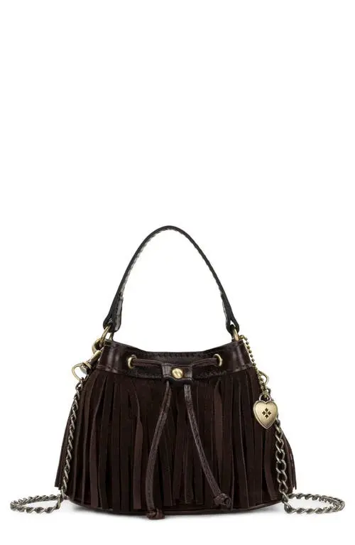PATRICIA NASH Mini Elisa Leather Crossbody Bag - Chocolate