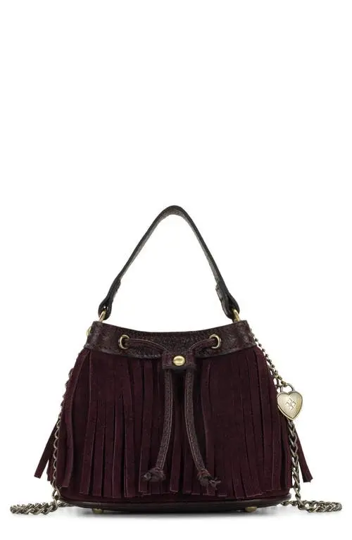 PATRICIA NASH Mini Elisa Leather Crossbody Bag - Plum