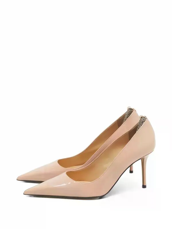 Mach & Mach Double Bow Patent Leather Pumps