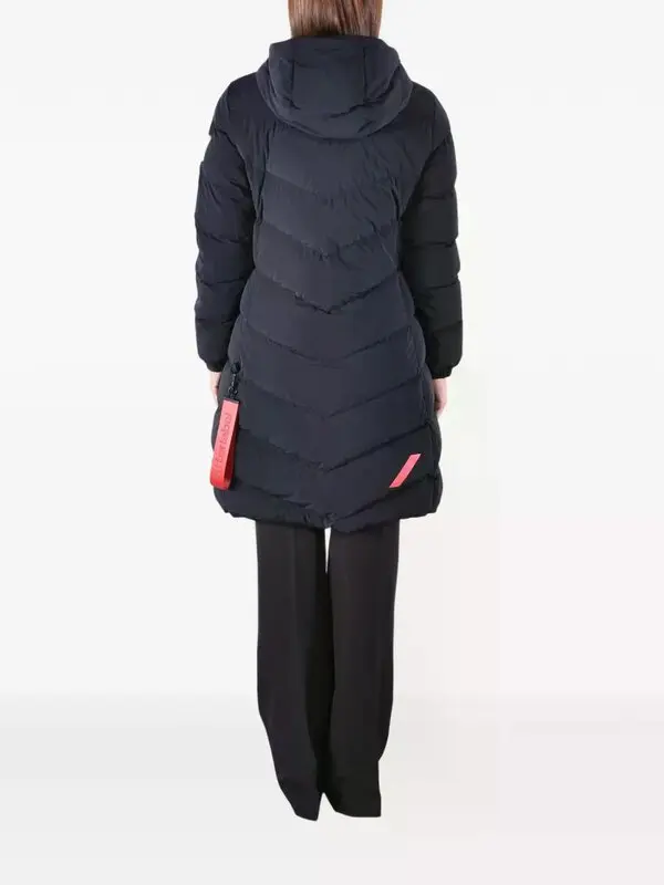 AFTER/LABEL Lofoten Chevron-quilted Hooded Coat