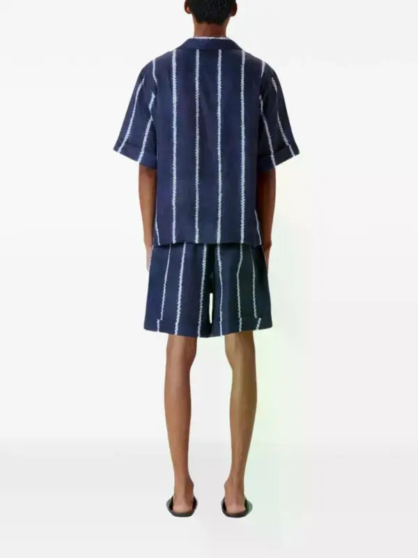 Commas Shibori Stripe Shorts