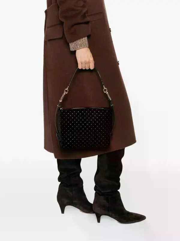 Furla Studded Velvet Tote Bag