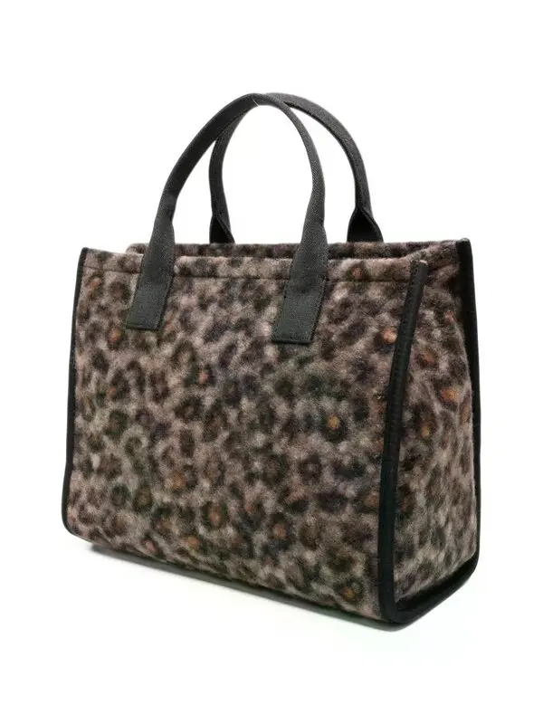 Kurt Geiger Leopard-print Canvas Tote Bag