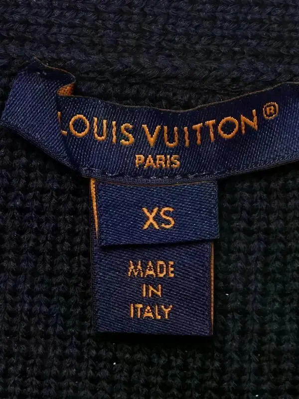 LOUIS VUITTON Rib-knit Zip-up Mini Skirt