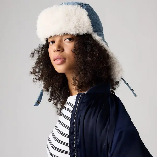 LEVI'S Cozy Trapper Hat - Sky