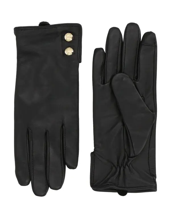 Ralph Lauren Gloves Size Sheepskin - Black
