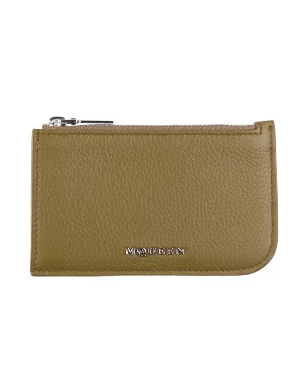 Alexander McQueen Coin Purse Military Leather