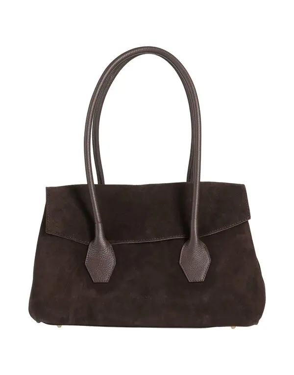 CAFÈNOIR Shoulder Bag Dark Leather