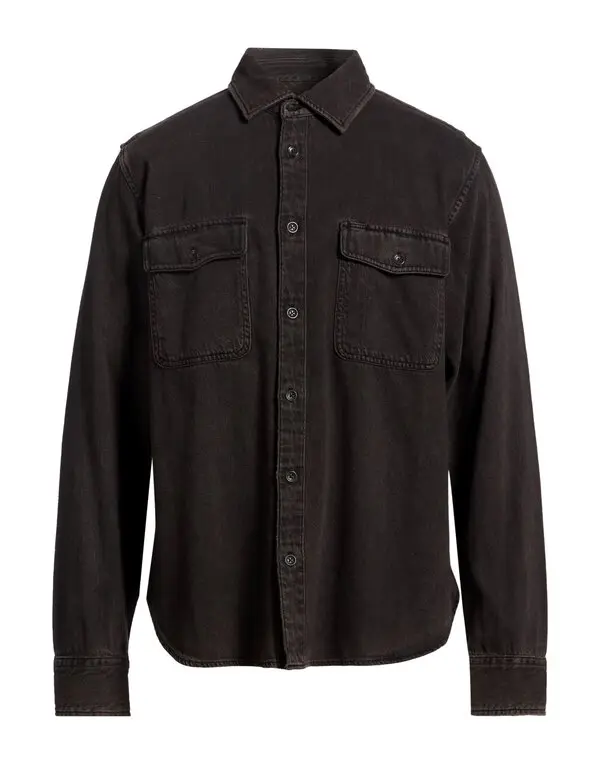 Rag & Bone Denim Shirt Dark Size Cotton, Lyocell