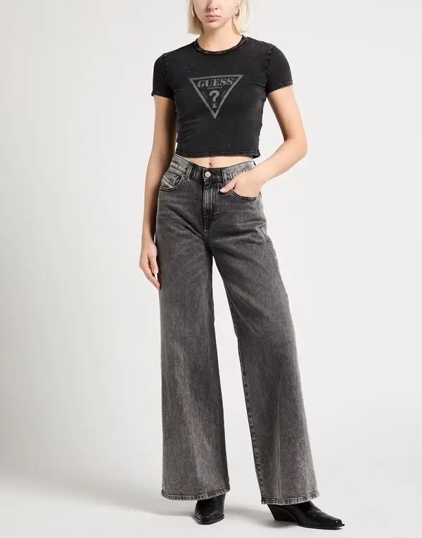 Guess T-shirt Charcoal Size Cotton, Elastane