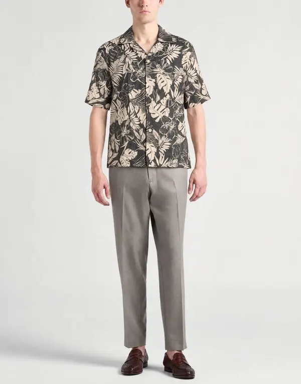 Eleventy Shirt Size Linen - Grey