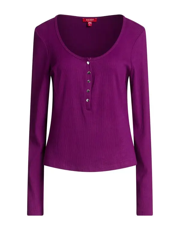Guess T-shirt Garnet Size Viscose, Elastane