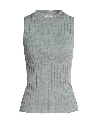 Peserico Sweater Size Virgin Wool, Viscose, Polyester - Grey