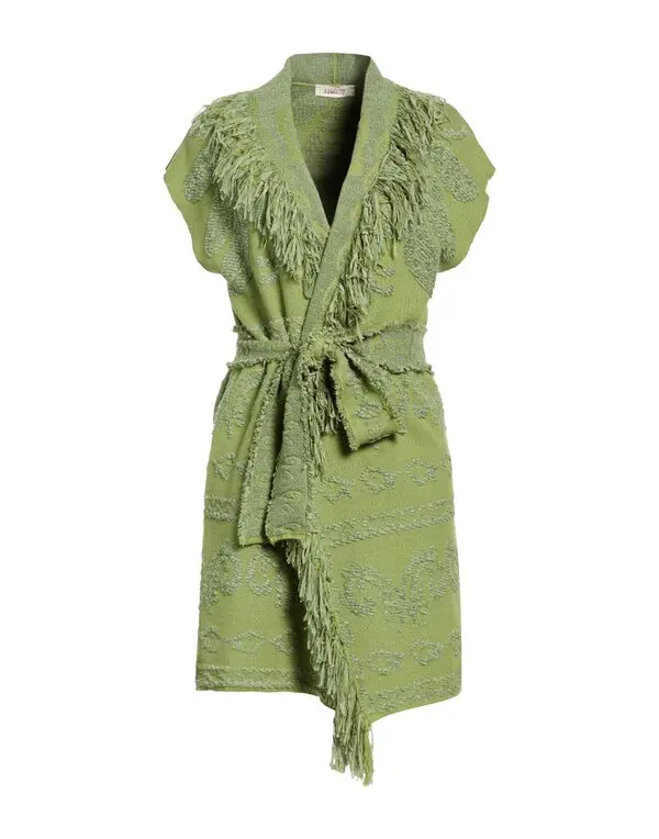 KONTATTO Cardigan Lime Size Acrylic, Cotton, Polyamide