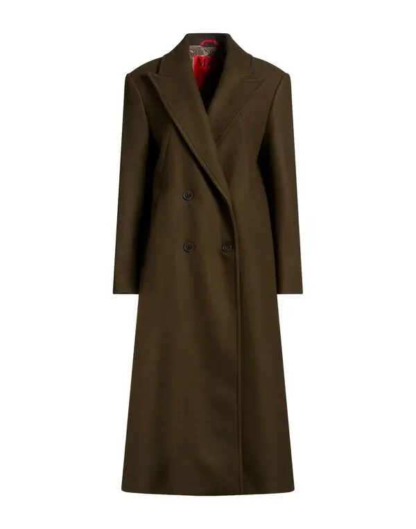 Max & Co. Coat Dark Size Virgin Wool, Polyamide