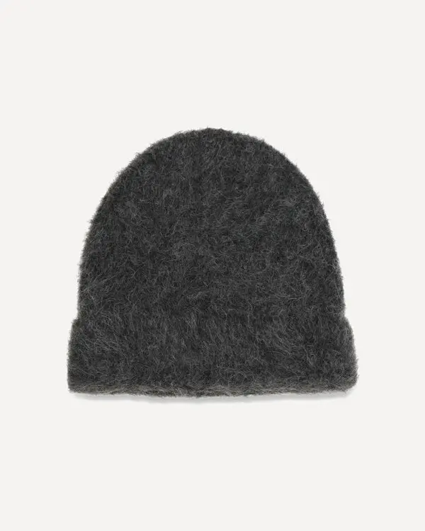 Séfr Fuzzy Alpaca-blend Beanie - Grey