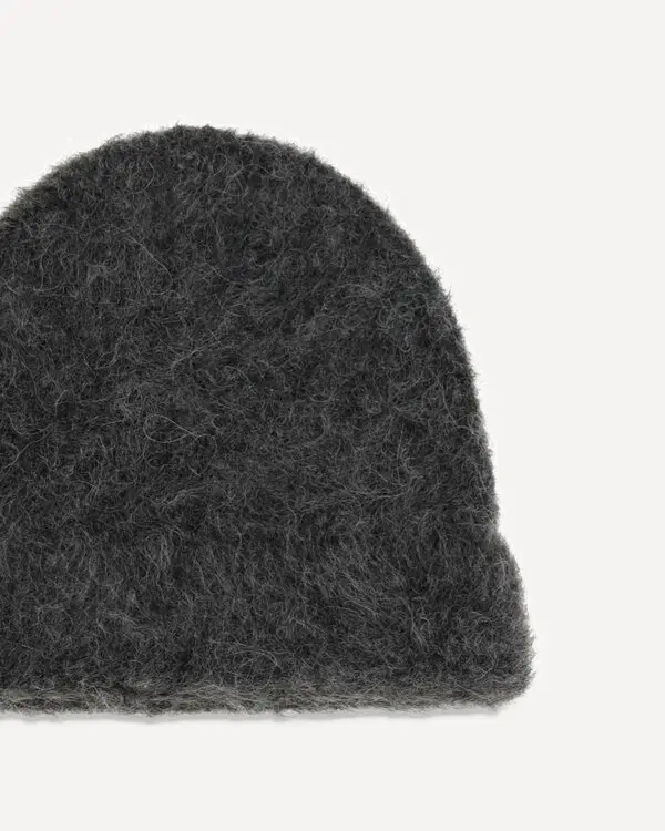 Séfr Fuzzy Alpaca-blend Beanie - Grey