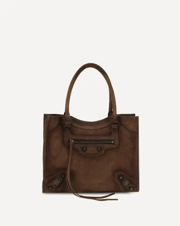 Balenciaga Le City Mini Tote Handbag - Brown