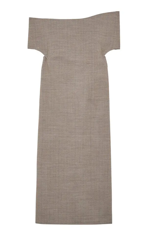 JIL SANDER Wool Midi Dress