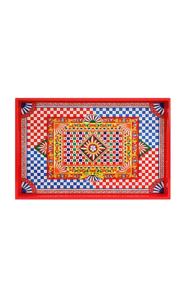 Dolce & Gabbana Carretto Rectangular Tray