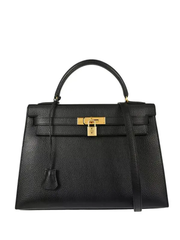 Hermès 1998 Kelly 32 Ardennes Sellier Shoulder Bag