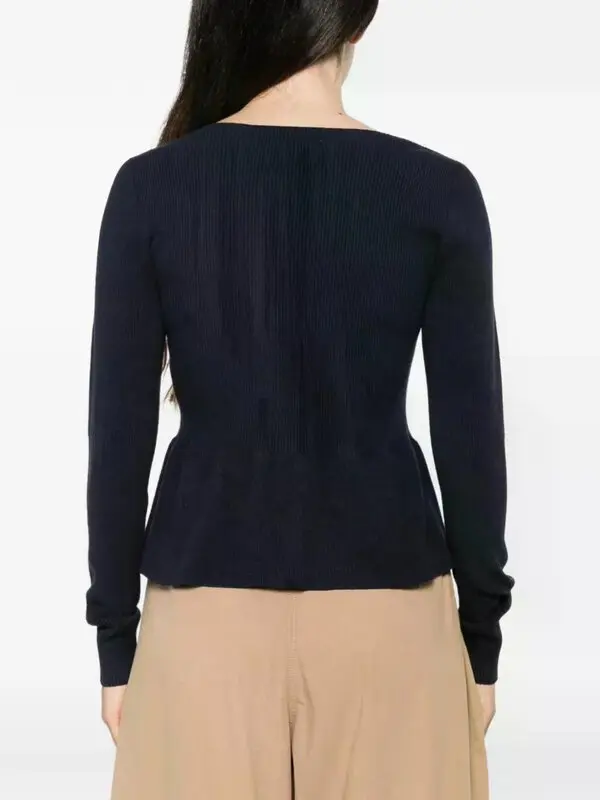 PDR PHISIQUE DU ROLE Ribbed Peplum Sweater