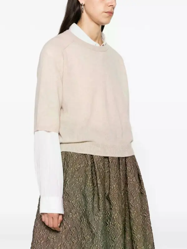 ARCHER CASHMERE Millie Short-sleeve Sweater