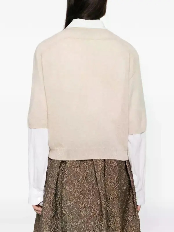 ARCHER CASHMERE Millie Short-sleeve Sweater