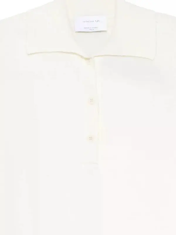 DANIELE FIESOLI Short-sleeves Cashmere Polo Shirt