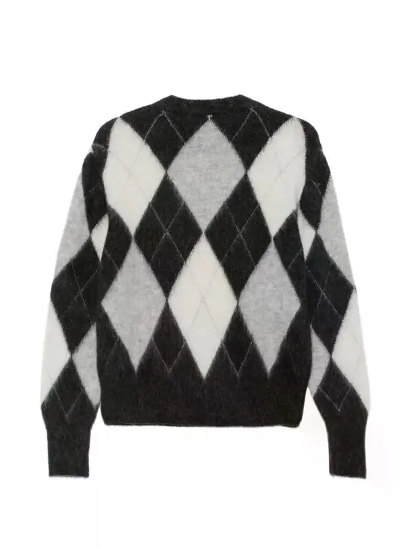 DANIELE FIESOLI Argyle-intarsia Sweater