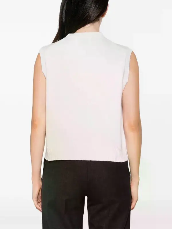 DANIELE FIESOLI Button-up Sleeveless Vest - Neutrals