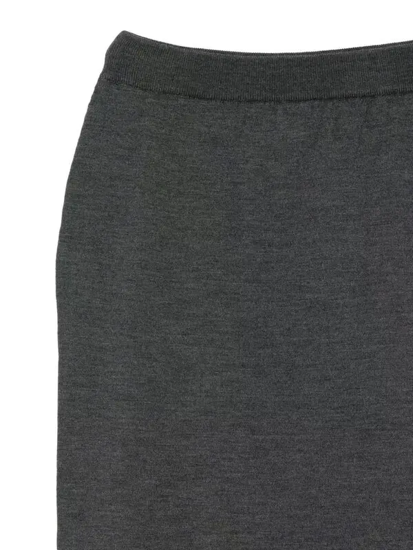 DANIELE FIESOLI Jersey-knit Rear-slit Skirt