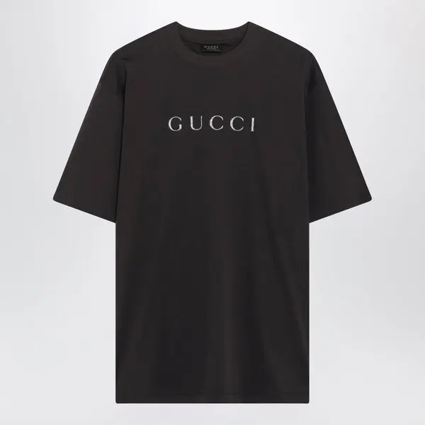 Gucci Oversized Cotton T-shirt - Brown