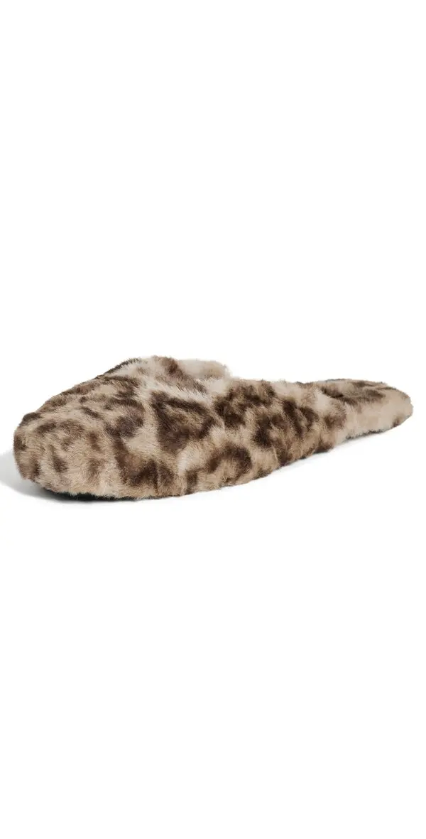 Apparis Demi Leopard Mule Slippers - Light Leopard