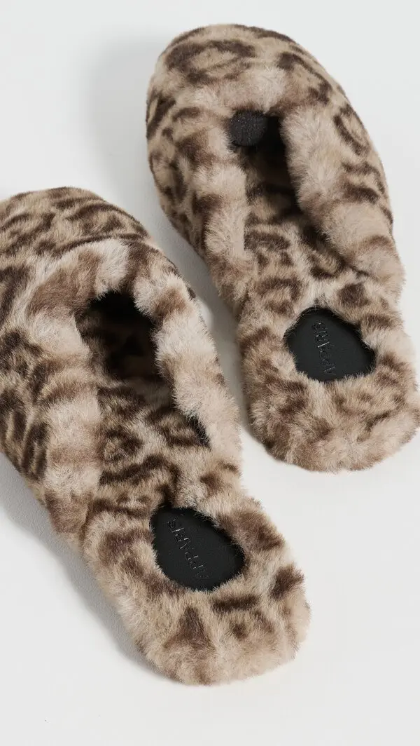 Apparis Demi Leopard Mule Slippers