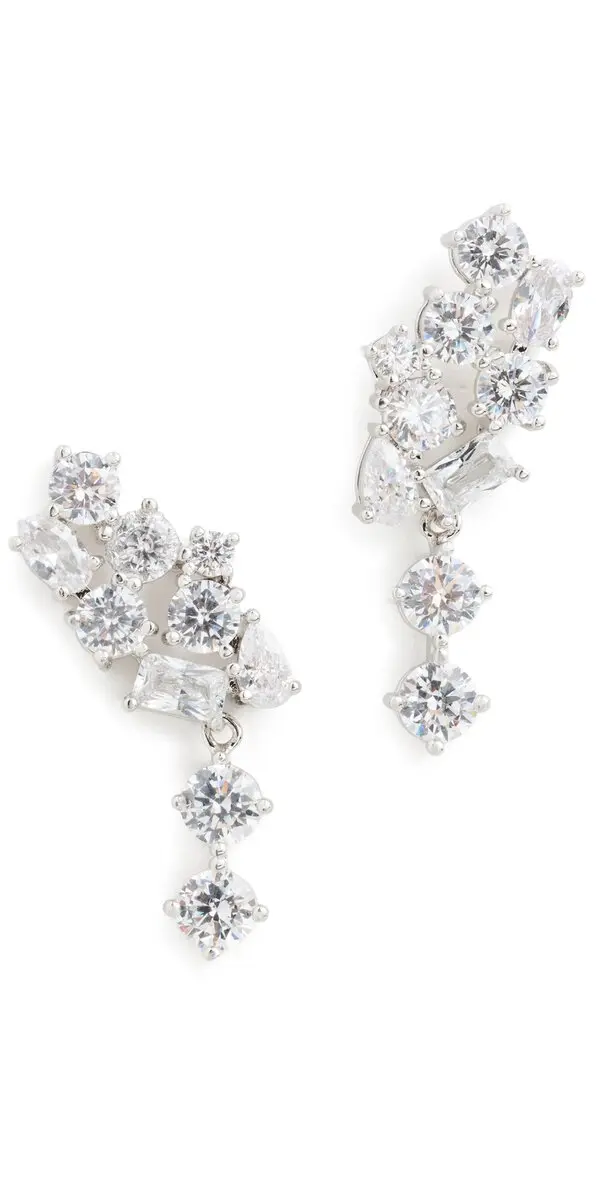 Shashi Jacklyn Earrings - Silver