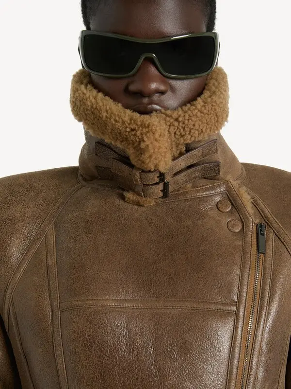 Balmain Shearling Signature Jacket