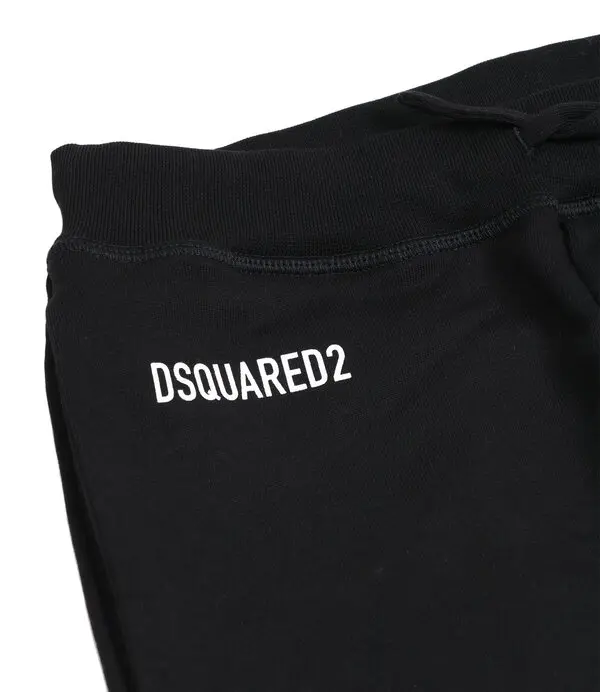 Dsquared2 キッズ ロゴプリント フリース ジョガー