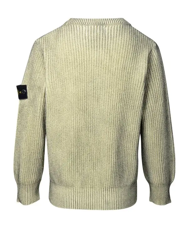 Stone Island ストーンアイランド ジュニア コンパスバッジ リブ クルーネック ジャンパー